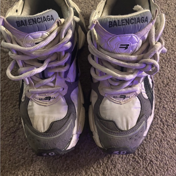 Balenciaga | Shoes | Balenciaga White And Gray Designer Shoes | Poshmark